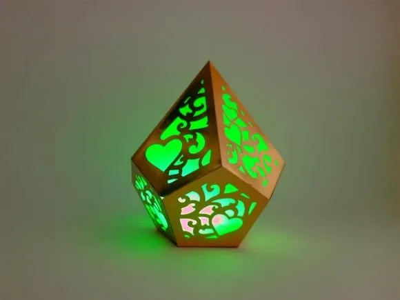 Swirly Arabesques Wedding Lanterns, LED decoration by Jendapce - MakerWorld