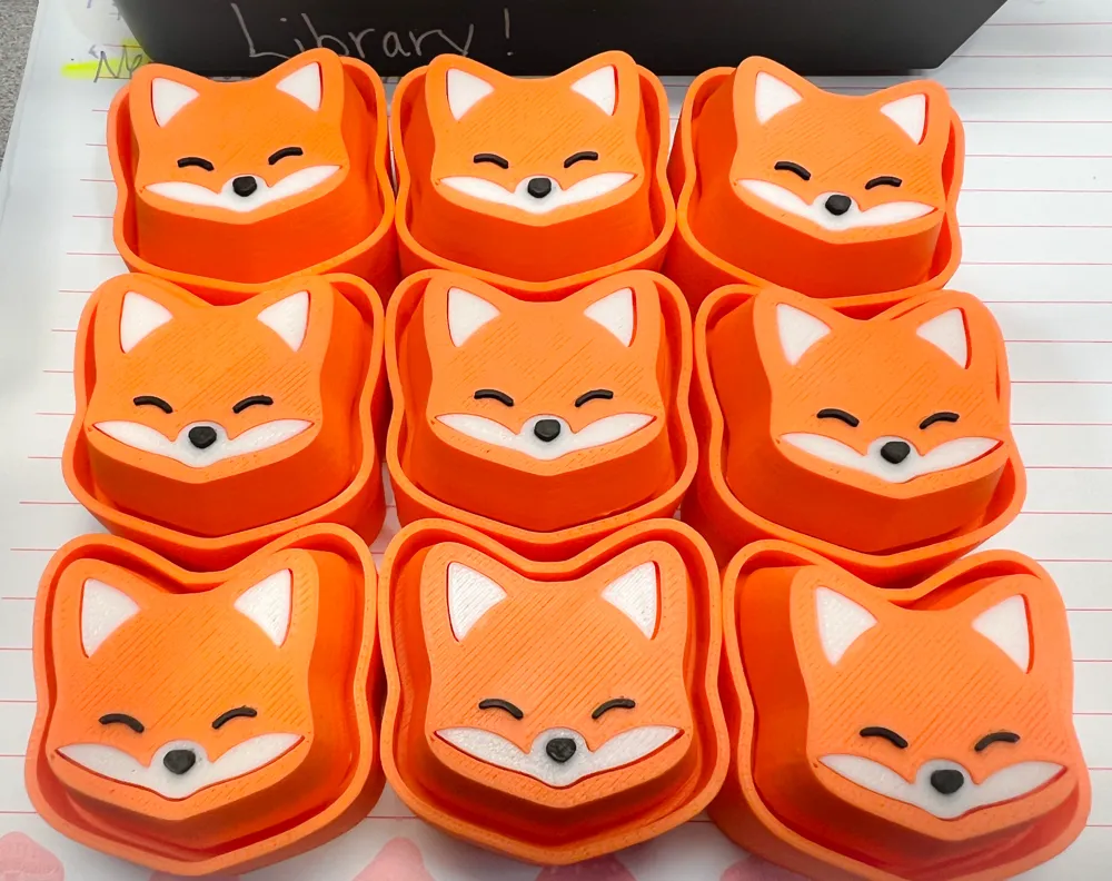 Cute Foxy Fox Fidget Clicker by mluschas MakerWorld: Download Free 3D ...