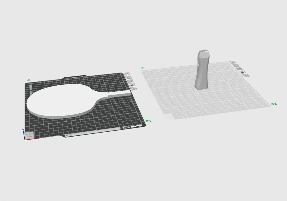 NEW quiet, lightweight, airless ping pong paddle! - Free 3D Print Model ...