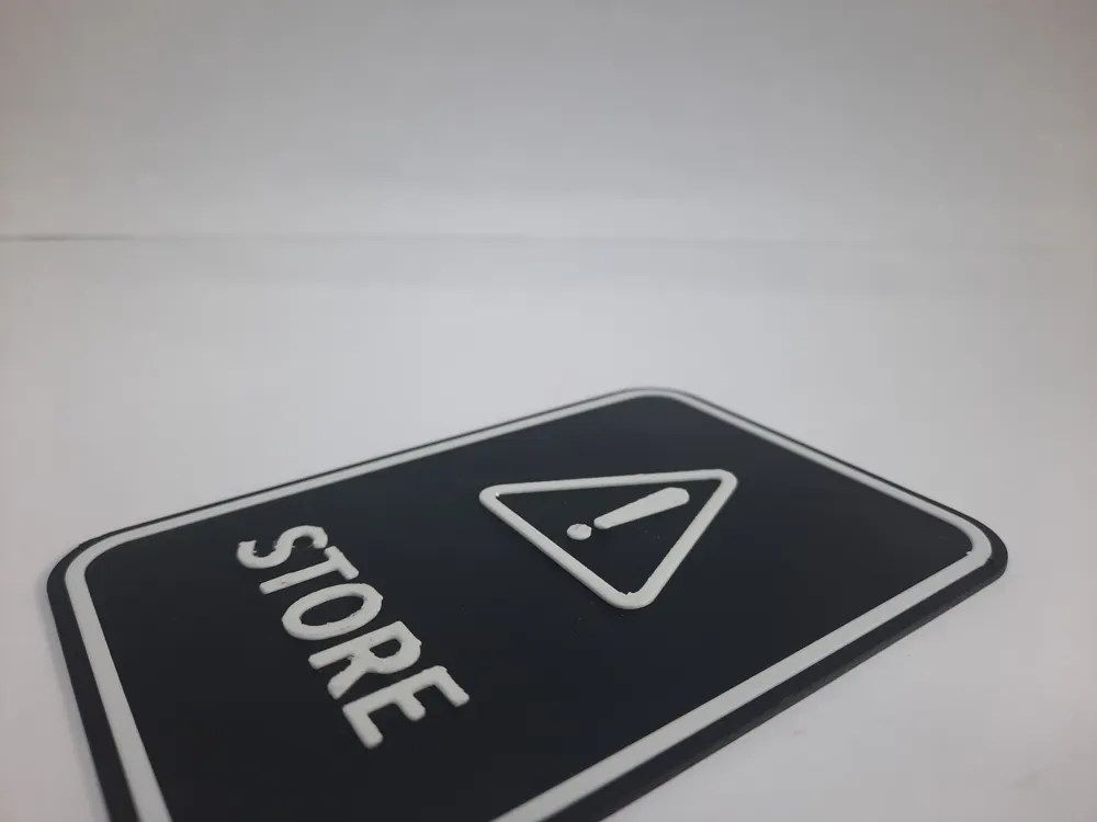 Blind caution sign - Free 3D Print Model - MakerWorld