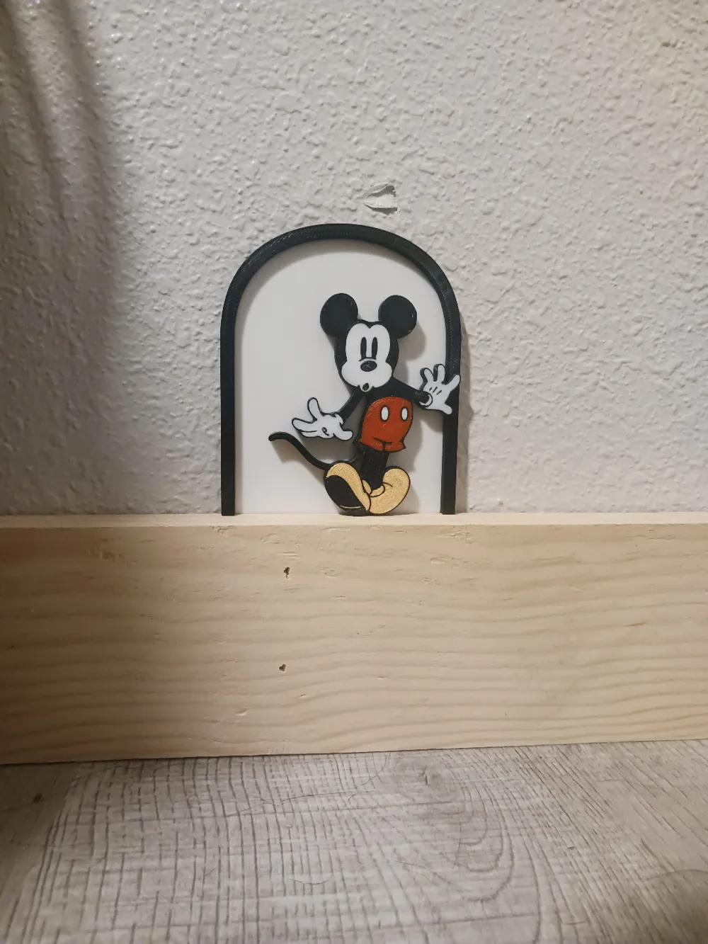 Oh, Gosh! Surprised Mickey Mouse Wall Decor by The3DSportsBeard ...