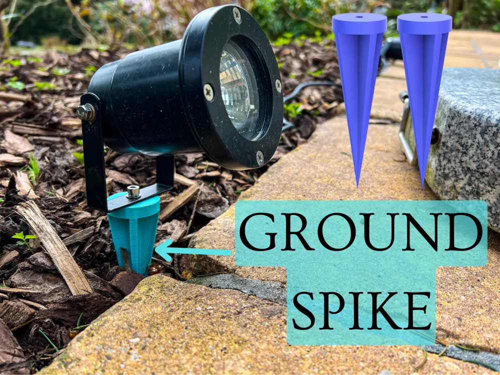 Ground Stakes Spike for Garden Lights M5 Erdspieß by Marcel - MakerWorld