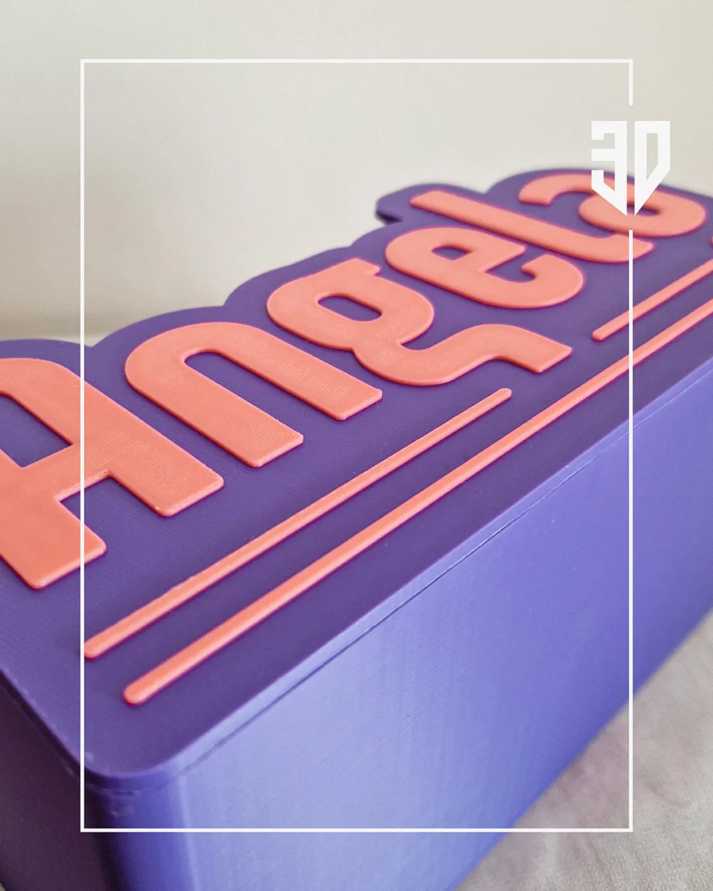 Personalized pen holder with name Angela - Free 3D Print Model - MakerWorld