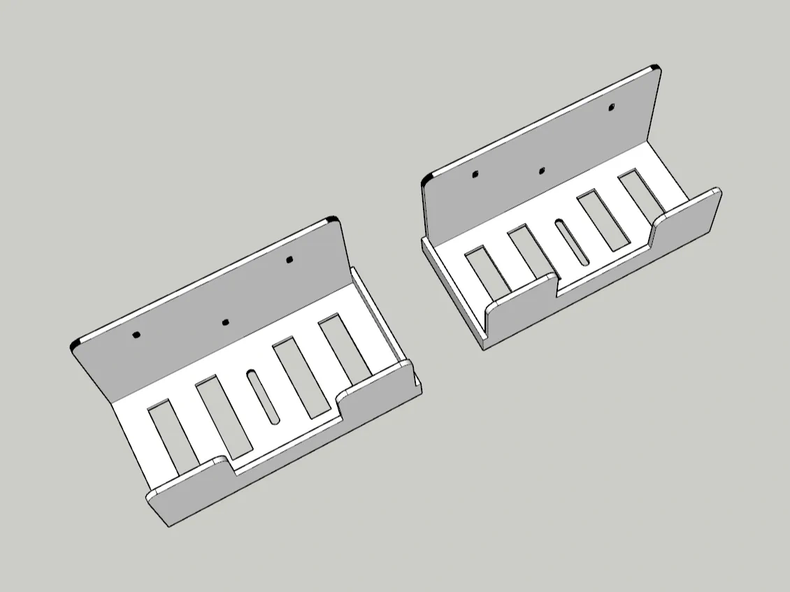Under-Desk PS5 Mount by 设计师丨阿浩 - MakerWorld