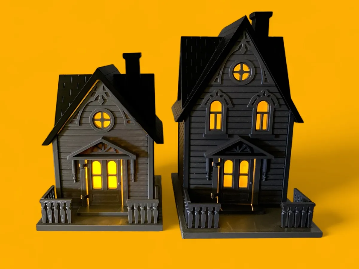 Tea Light Gothic Haunted House (NO SUPPORTS) by Chosen1Customs ...