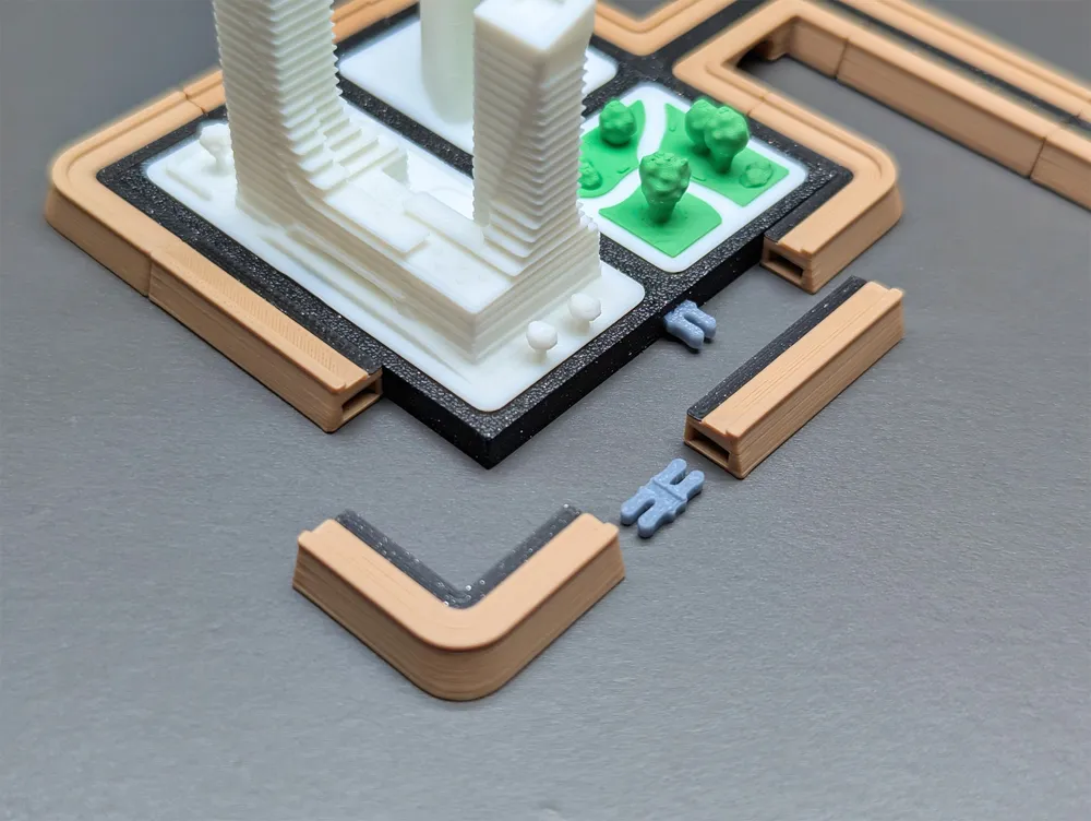miniCITIES - Grids & Connectors - Free 3D Print Model - MakerWorld
