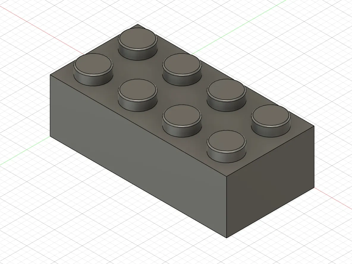 Lego 2*4 brick by user_1087601240 - MakerWorld