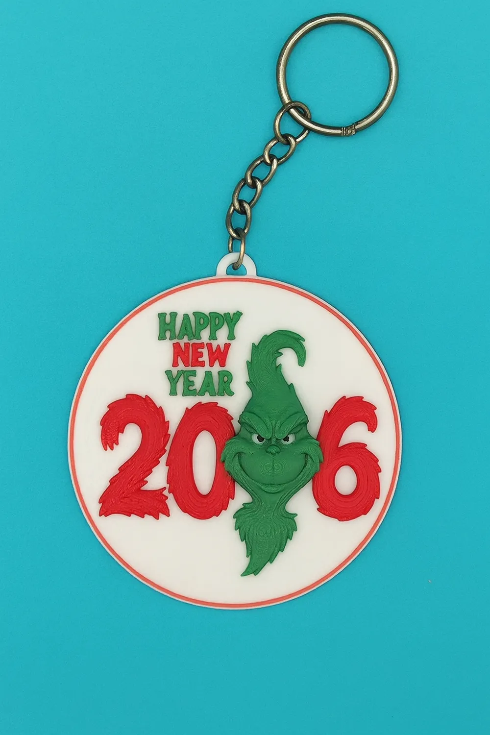 Grinch Ornament / Keychain - Free 3D Print Model - MakerWorld