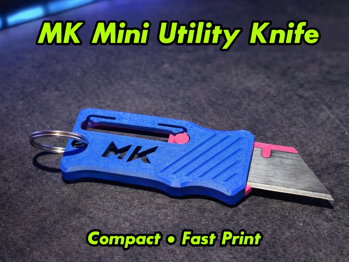 MK Mini Utility Knife - Free 3D Print Model - MakerWorld