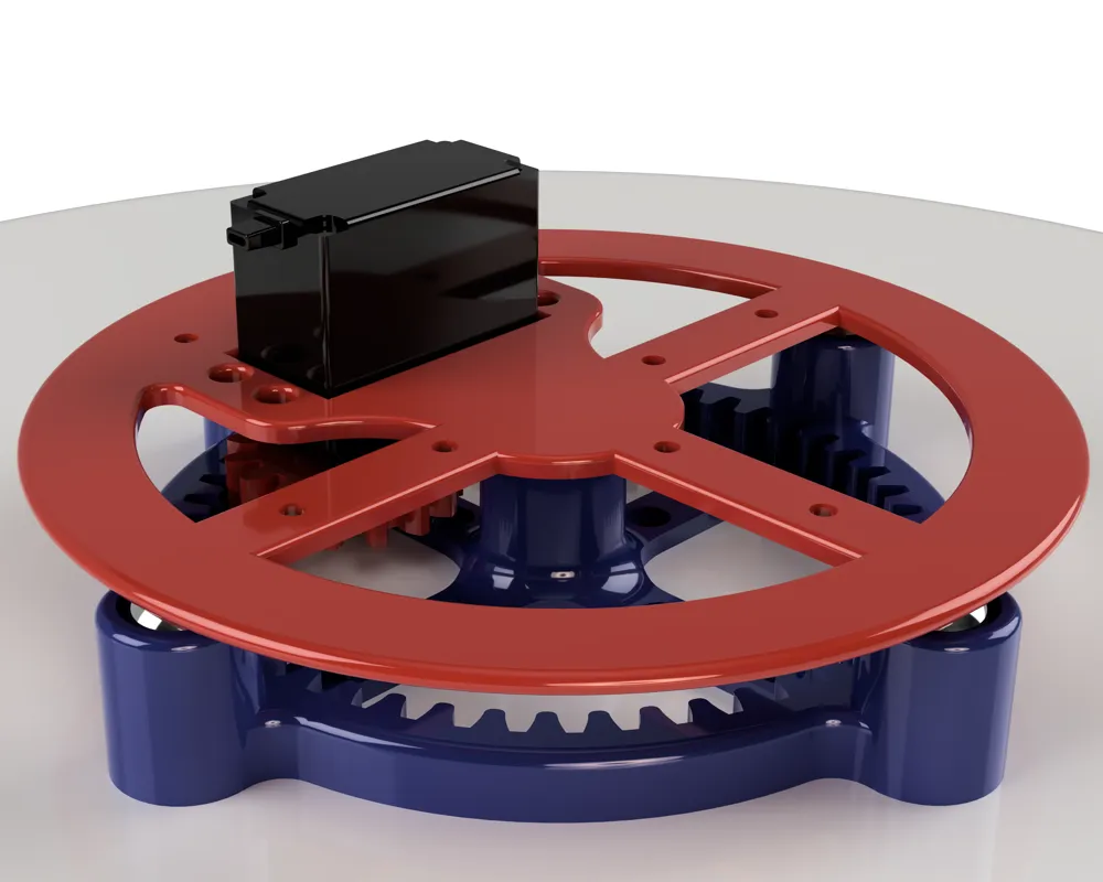 Turntable - Simple, Robust, and Servo Driven by LinkDesigns - MakerWorld