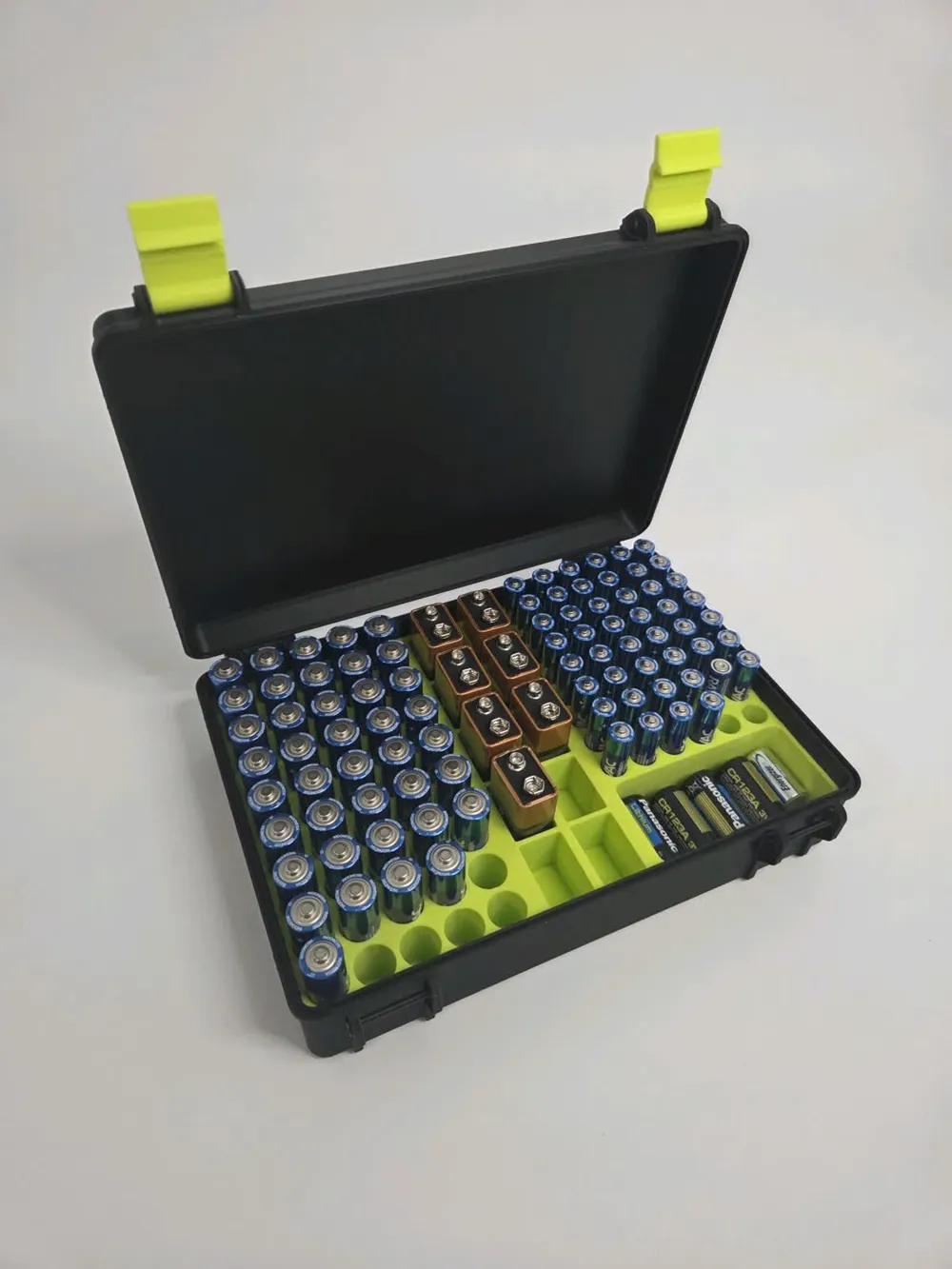Extra Large Battery Box Organizer for AA AAA 9V - Free 3D Print Model ...