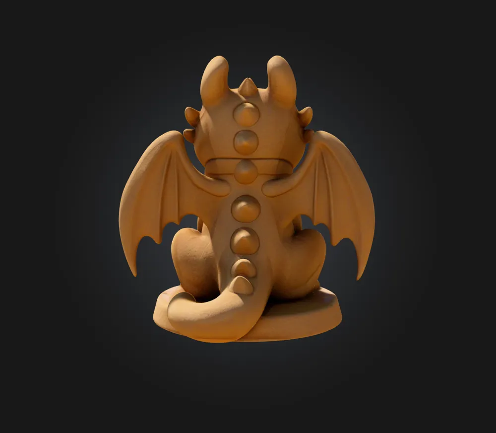 Stylised Toothless Dragon Figure by MrR0bot MakerWorld: Download Free 3D Models
