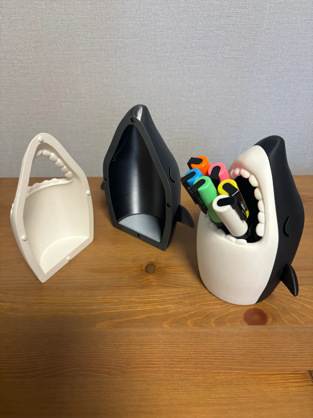 Shark Pencil Holder - Free 3D Print Model - MakerWorld