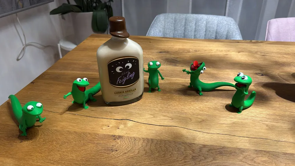 Lizard Trio - Hoppers - Tom Lizard Meme Version 2 - Free 3D Print Model ...