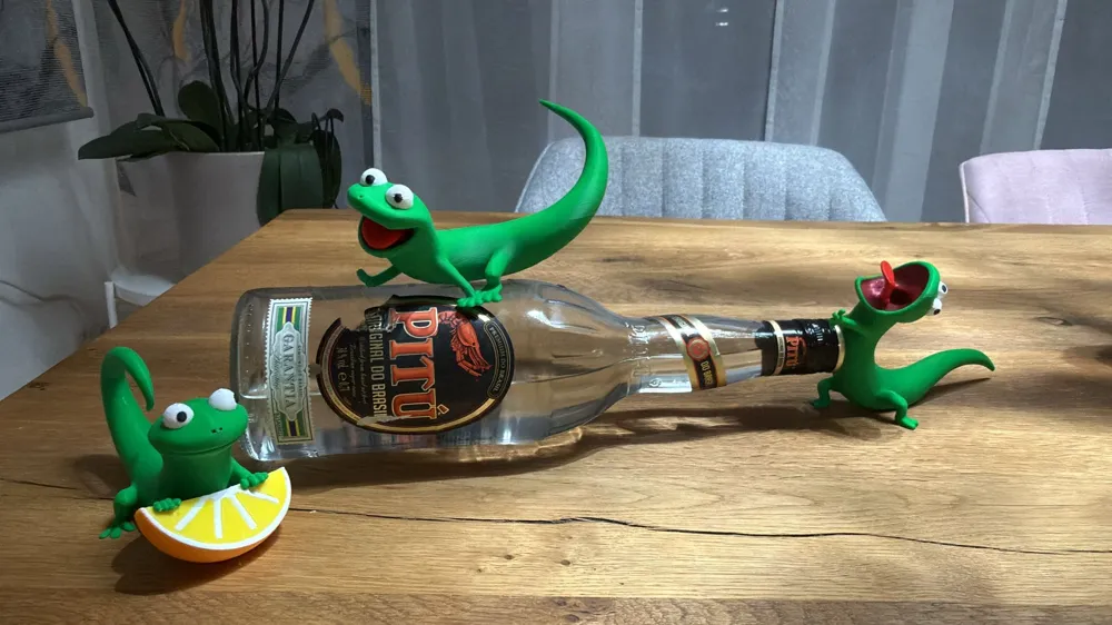 Lizard Trio - Hoppers - Tom Lizard Meme Versión 2 - Modelo de impresión ...