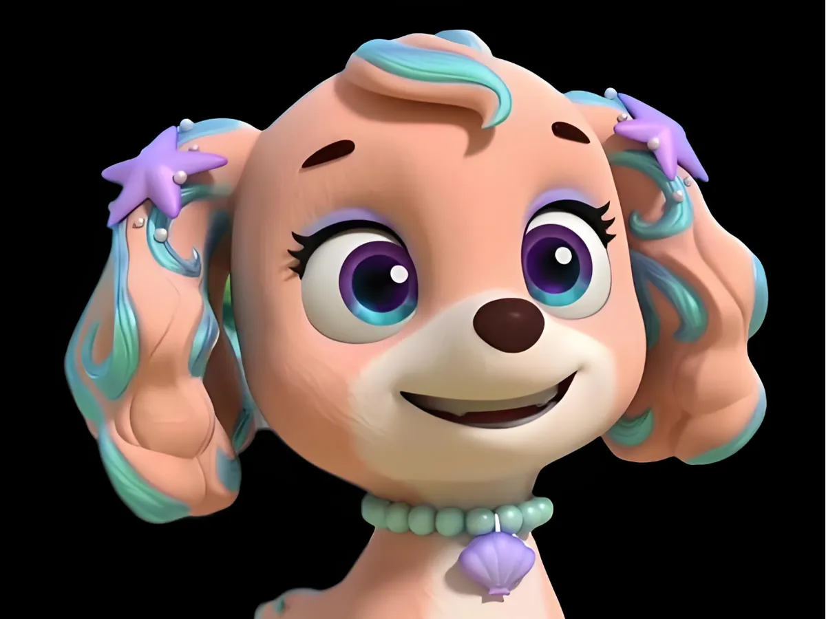 PAW Patrol - Coral Pup Form - Free 3D Print Model - MakerWorld