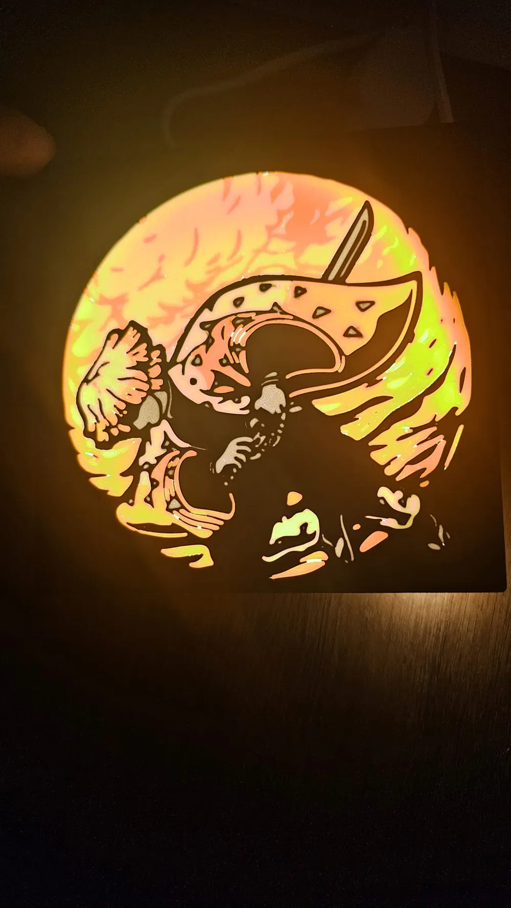 Demon Slayer Zenitsu Lightbox by danieleichler35 MakerWorld: Download ...