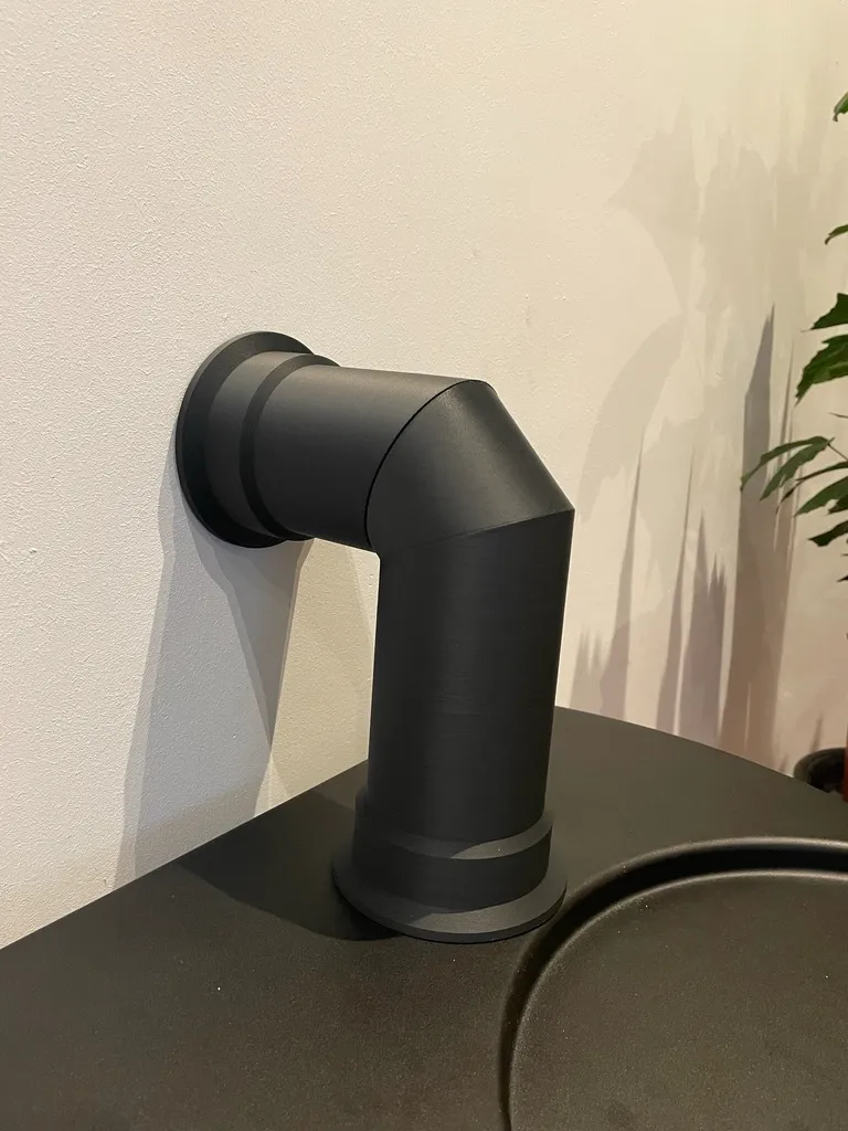 Decorative Chimney Pipe for electric fireplace by MvdW - MakerWorld