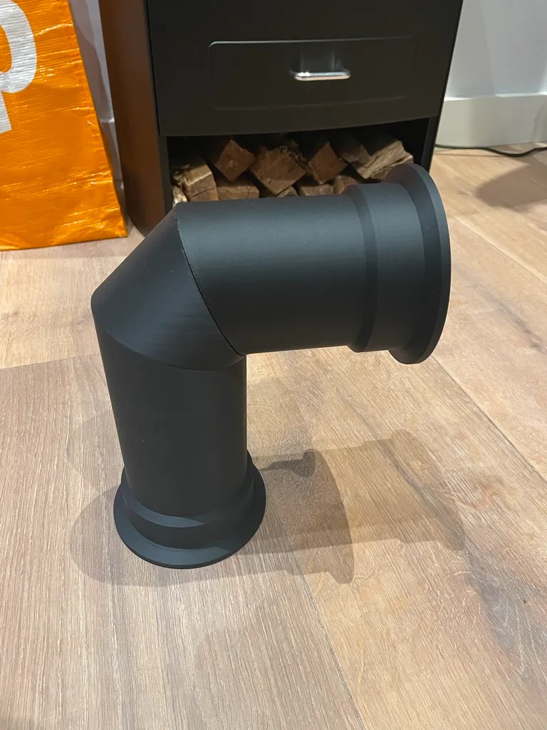 Decorative Chimney Pipe for electric fireplace by MvdW - MakerWorld