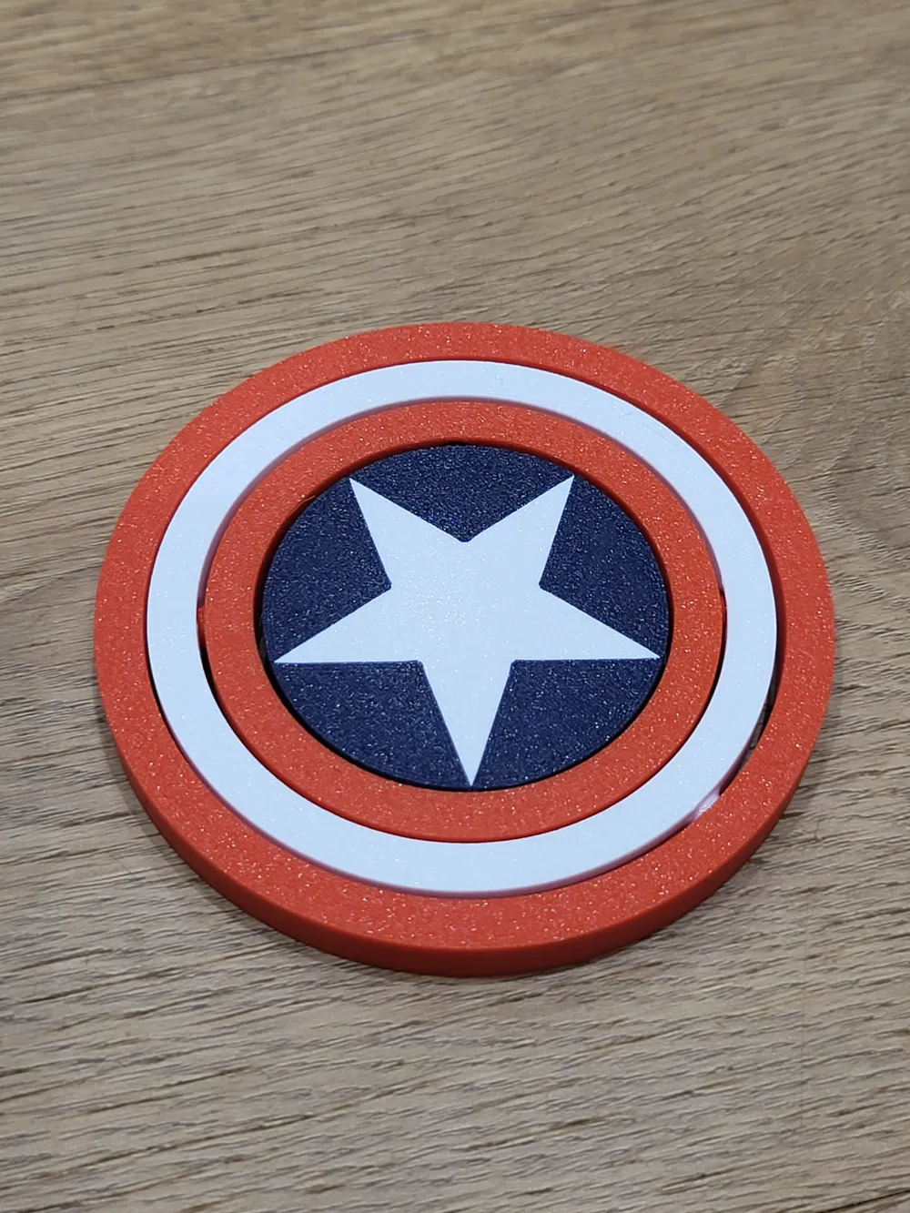 Captain America Shield Gyroscopic Fidget Toy/Coaster by K32Designs ...