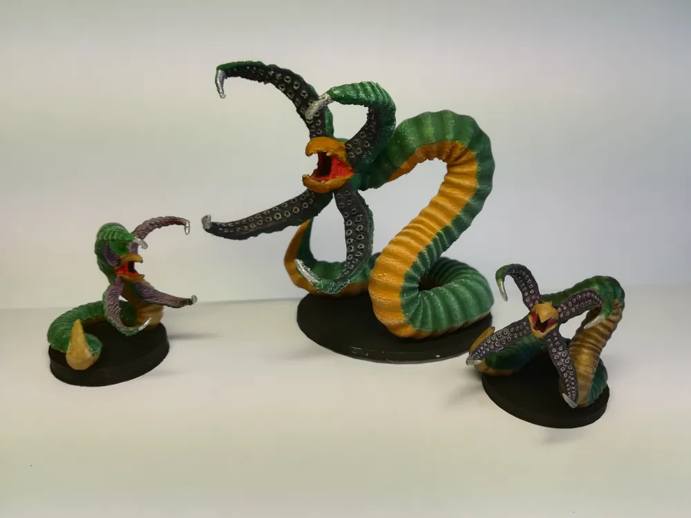 DnD Grick miniature -28mm figurine by Pyroka3d - MakerWorld