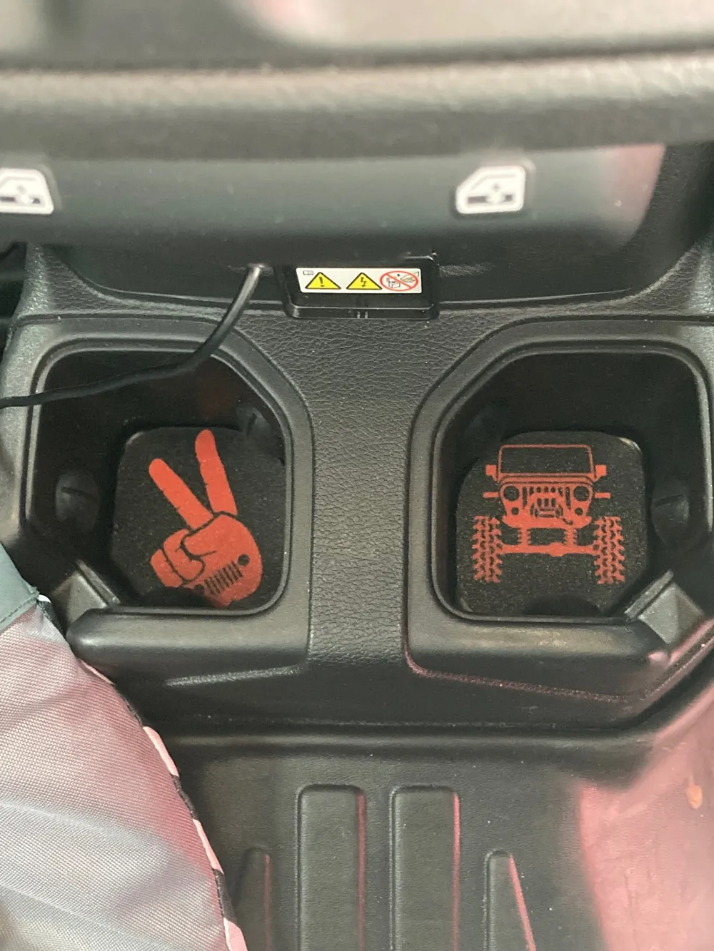 Jeep Cup Holder Decals by N3D MakerWorld: Download Free 3D Models