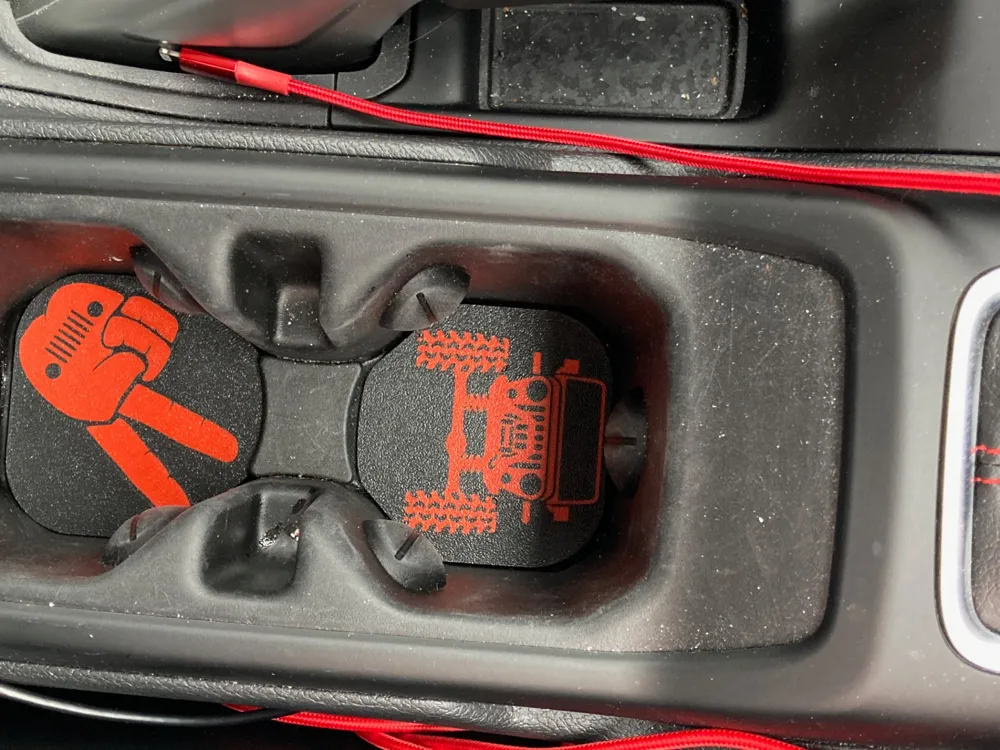 Jeep Cup Holder Decals by N3D MakerWorld: Download Free 3D Models