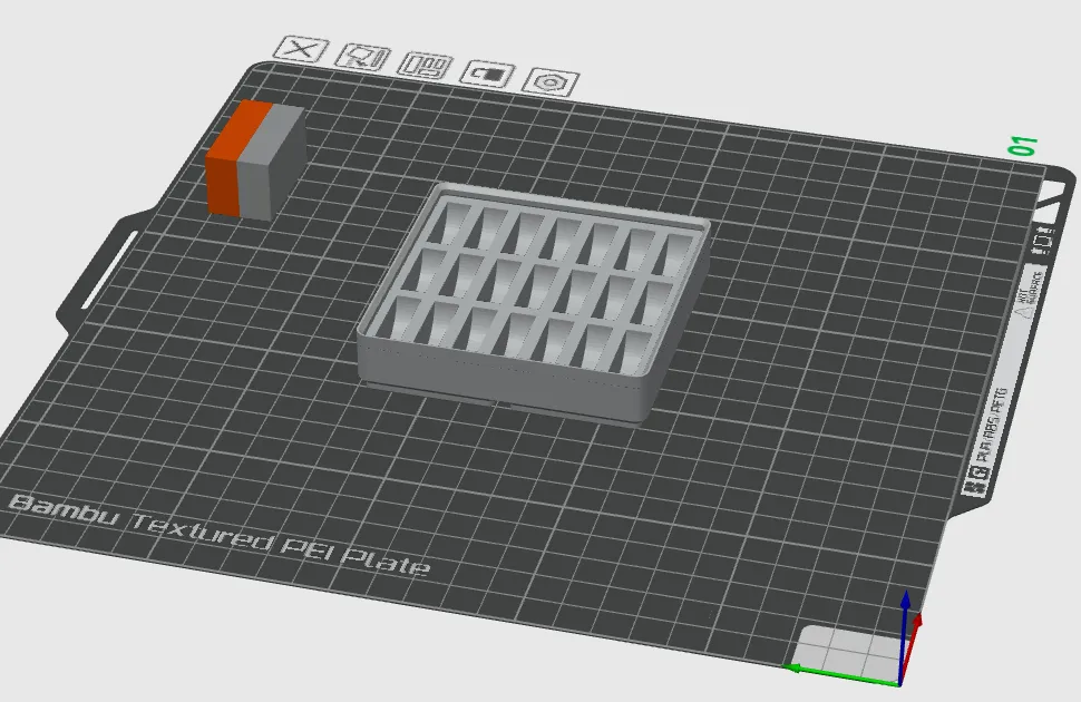 AMS Riser v2 - 608 Bearings - Gridfinity Bin Remixed by SpectralAssassn - MakerWorld