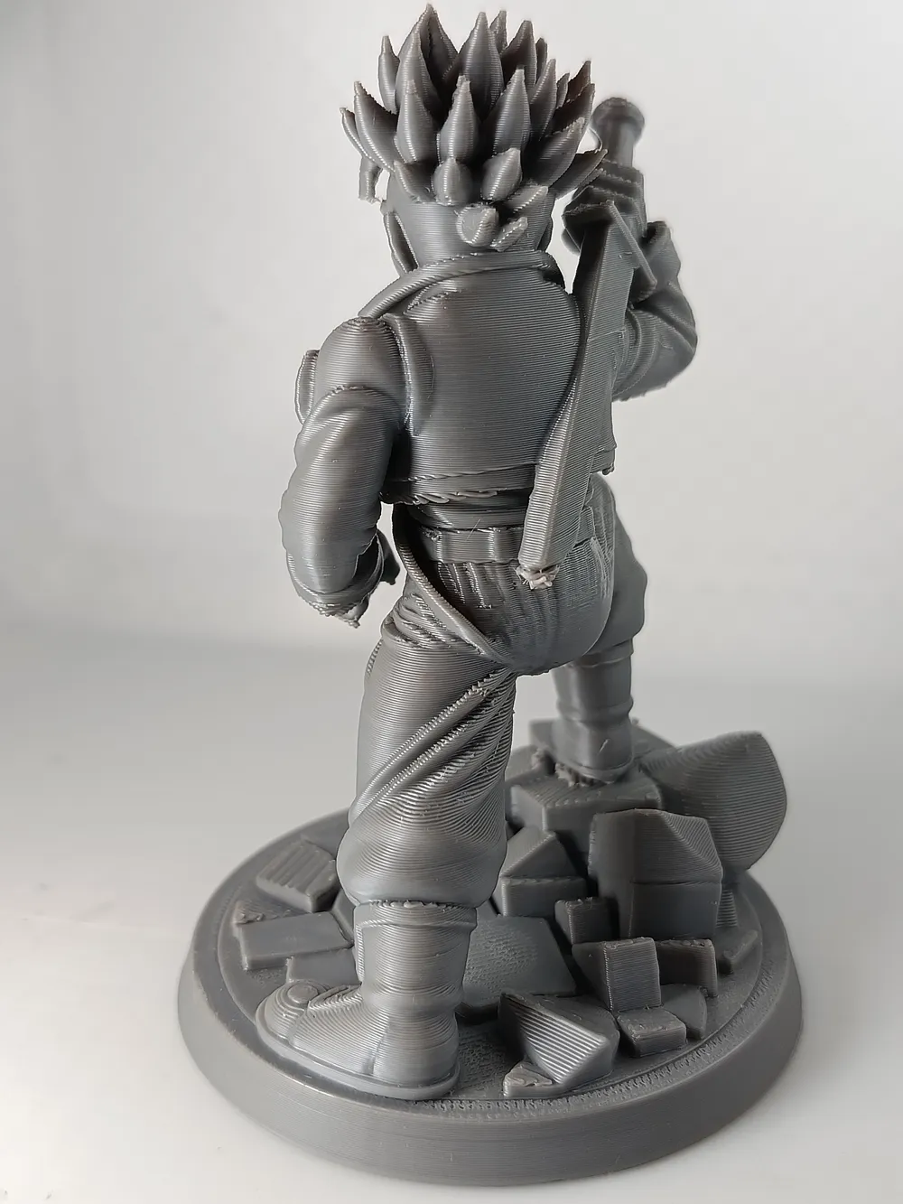 Trunks Dragon Ball Z on rock base by Neoflix3d MakerWorld: Download ...