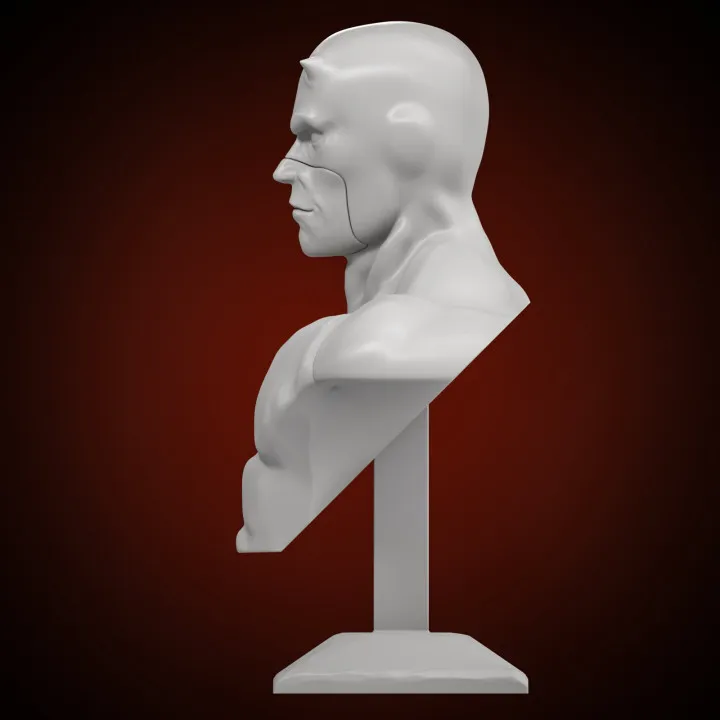 Daredevil Bust - Free 3D Print Model - MakerWorld
