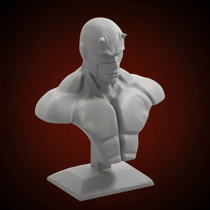 Daredevil Bust - Free 3D Print Model - MakerWorld
