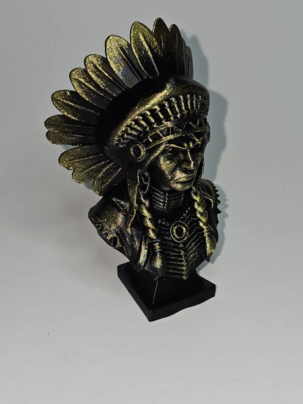 Golden Tribal Princess - Authentic Native Beauty by Oxaspa MakerWorld ...