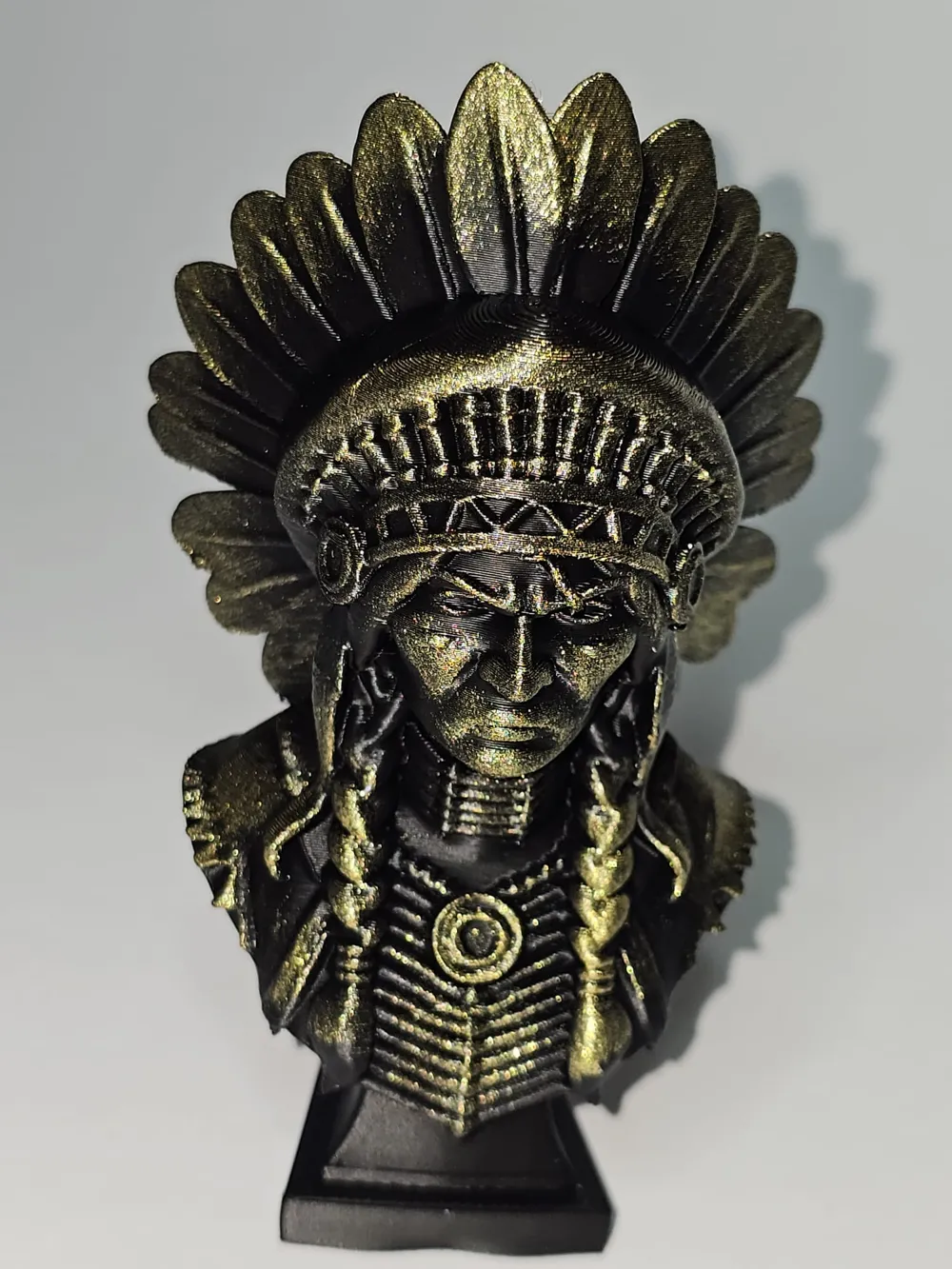 Golden Tribal Princess - Authentic Native Beauty by Oxaspa MakerWorld ...