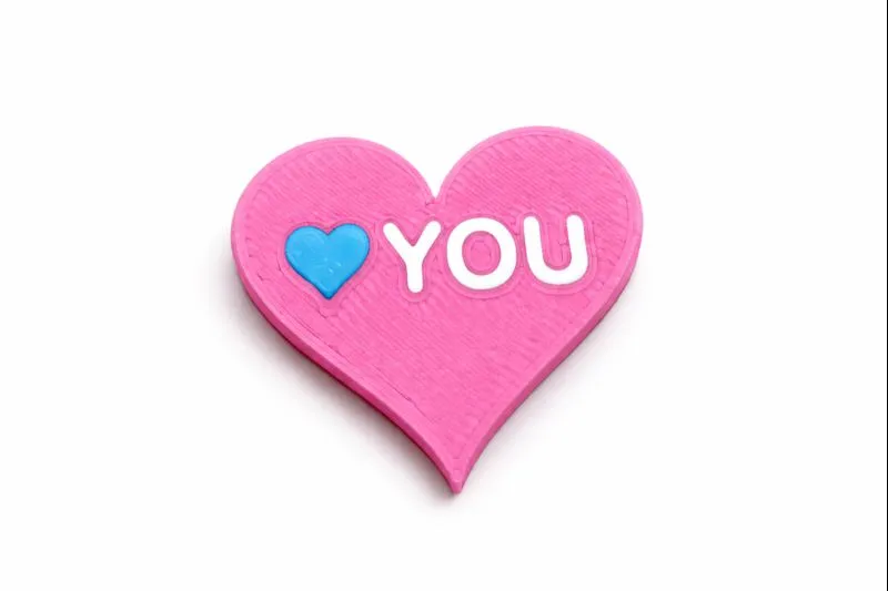 Customizable Heart Magnet - Free 3D Print Model - MakerWorld