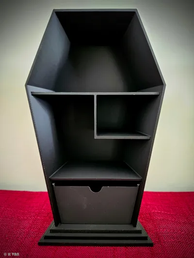 The Coffin Shelf with Drawer! (casket) by K VAN MakerWorld: Download ...