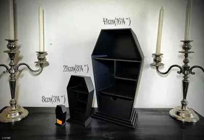 The Coffin Shelf with Drawer! (casket) by K VAN MakerWorld: Download ...