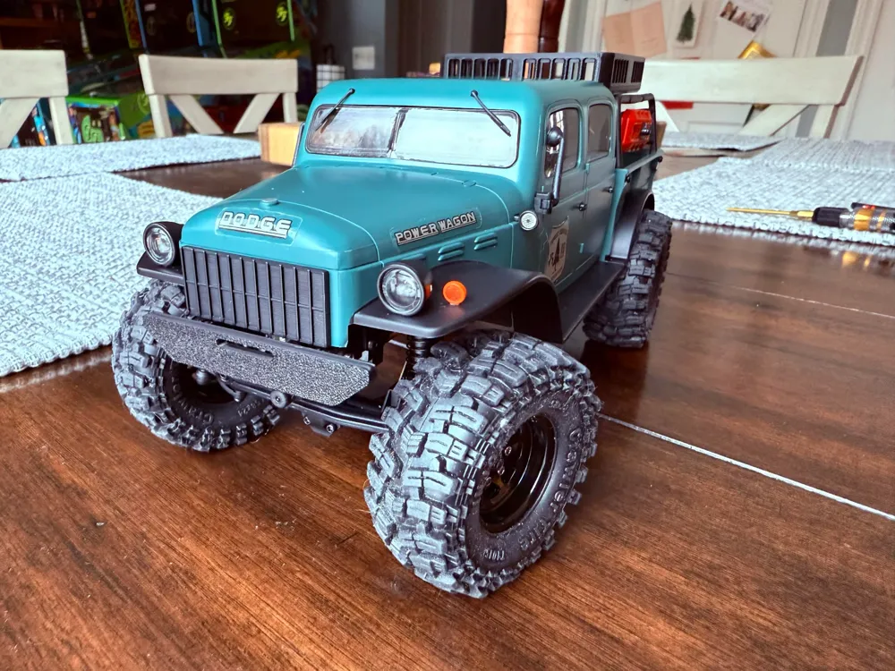 SCX24 Power Wagon Minimal Front Bumper by Desmodromic MakerWorld ...