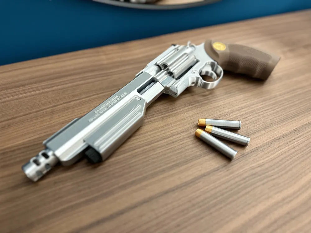 Resident Evil 4 Handcannon - Kit de Montagem Completo - Modelo gratuito ...