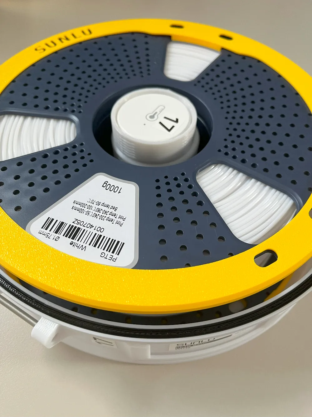 Filament Spool Storage Box w/ Tuya Humidity Sensor Remixed by Maddhin ...