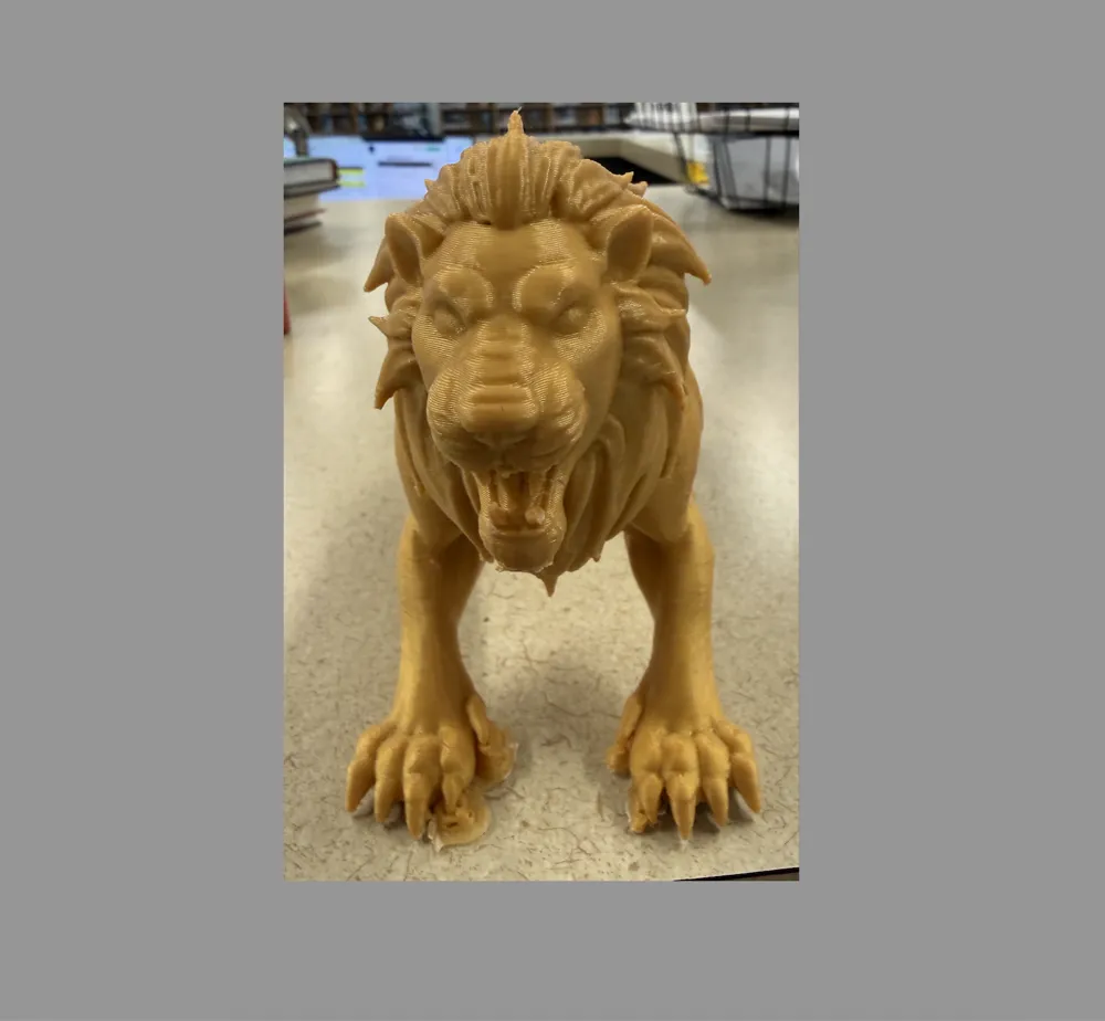 Realistic Lion - Free 3D Print Model - MakerWorld
