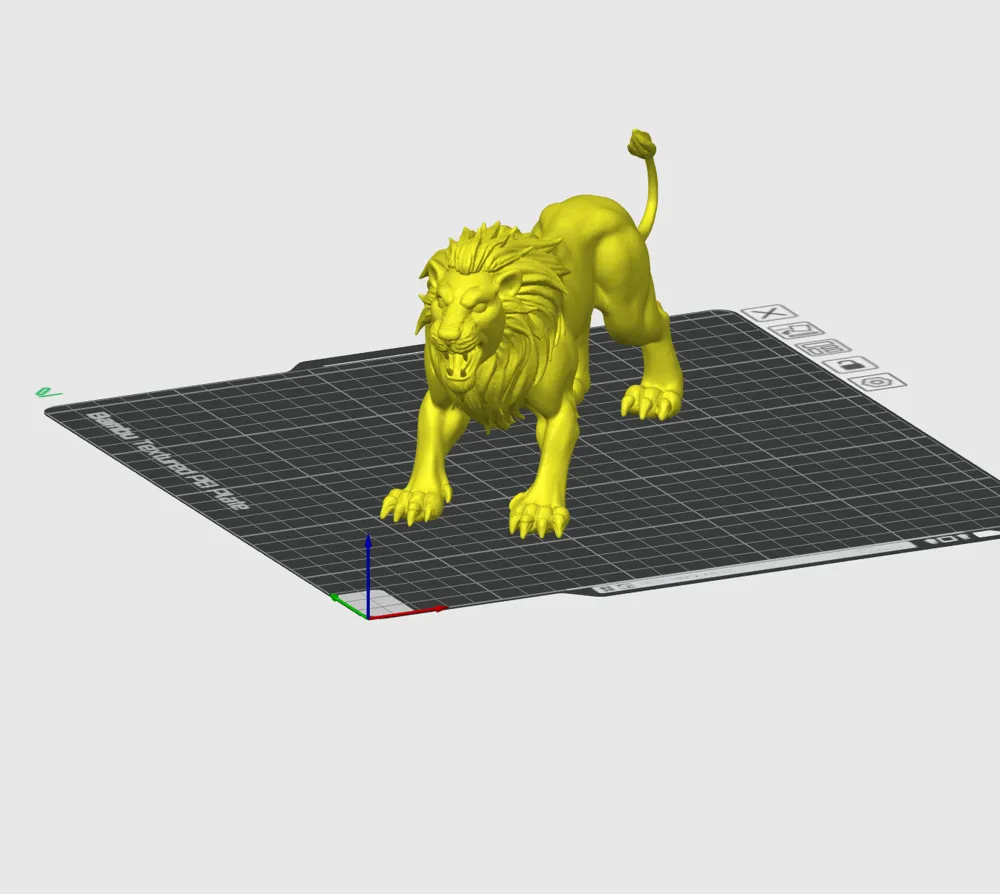 Realistic Lion - Free 3D Print Model - MakerWorld