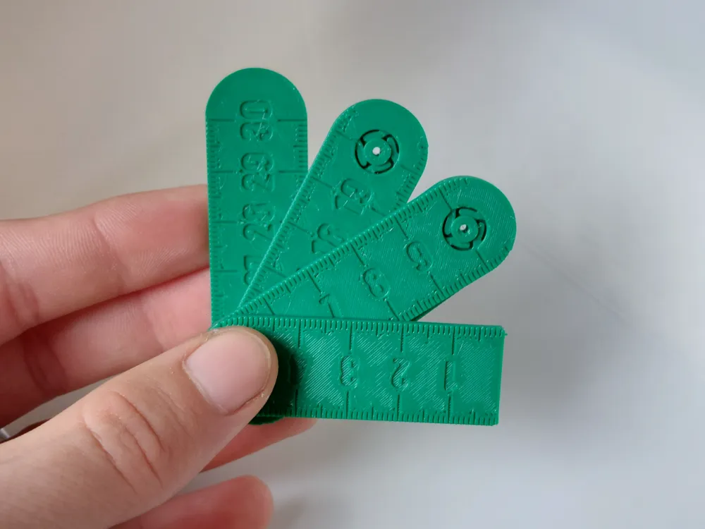 Mini Folding Ruler 30 cm - Metric by Recko MakerWorld: Download Free 3D ...