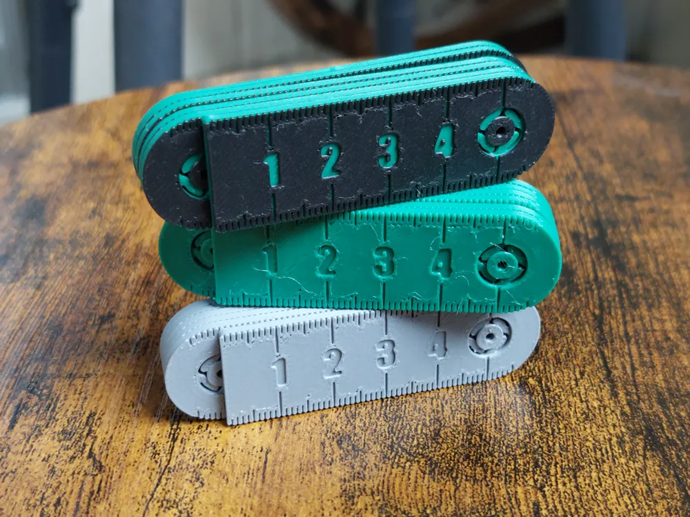 Mini Folding Ruler 30 cm - Metric by Recko MakerWorld: Download Free 3D ...