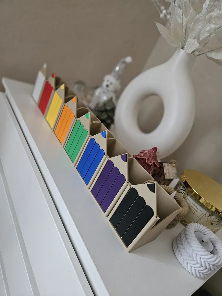 Colored Pencils Boxes - Free 3D Print Model - MakerWorld