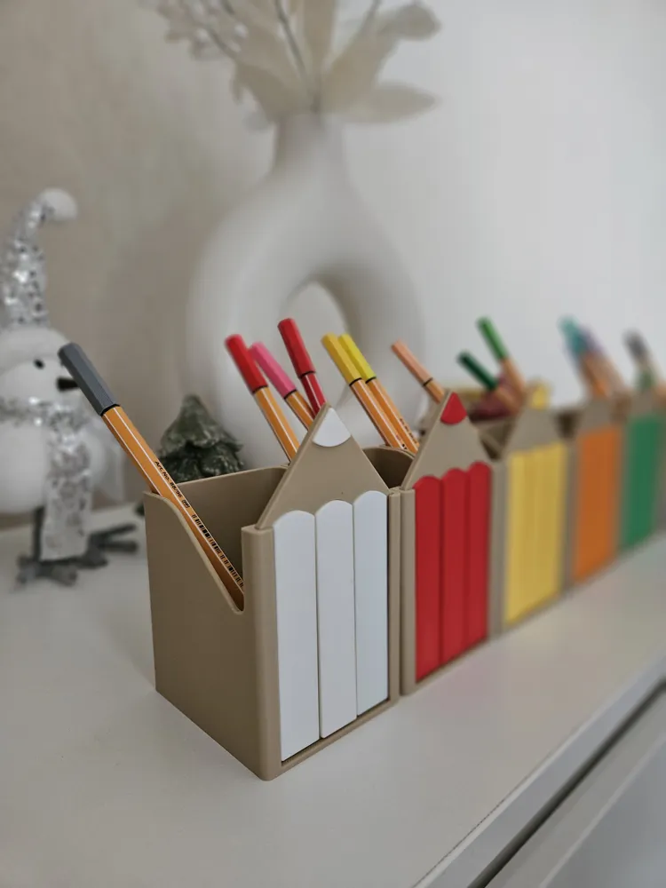 Colored Pencils Boxes - Free 3D Print Model - MakerWorld