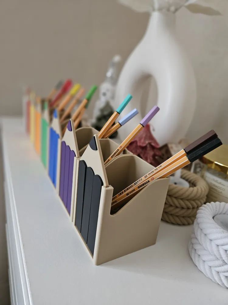 Colored Pencils Boxes - Free 3D Print Model - MakerWorld