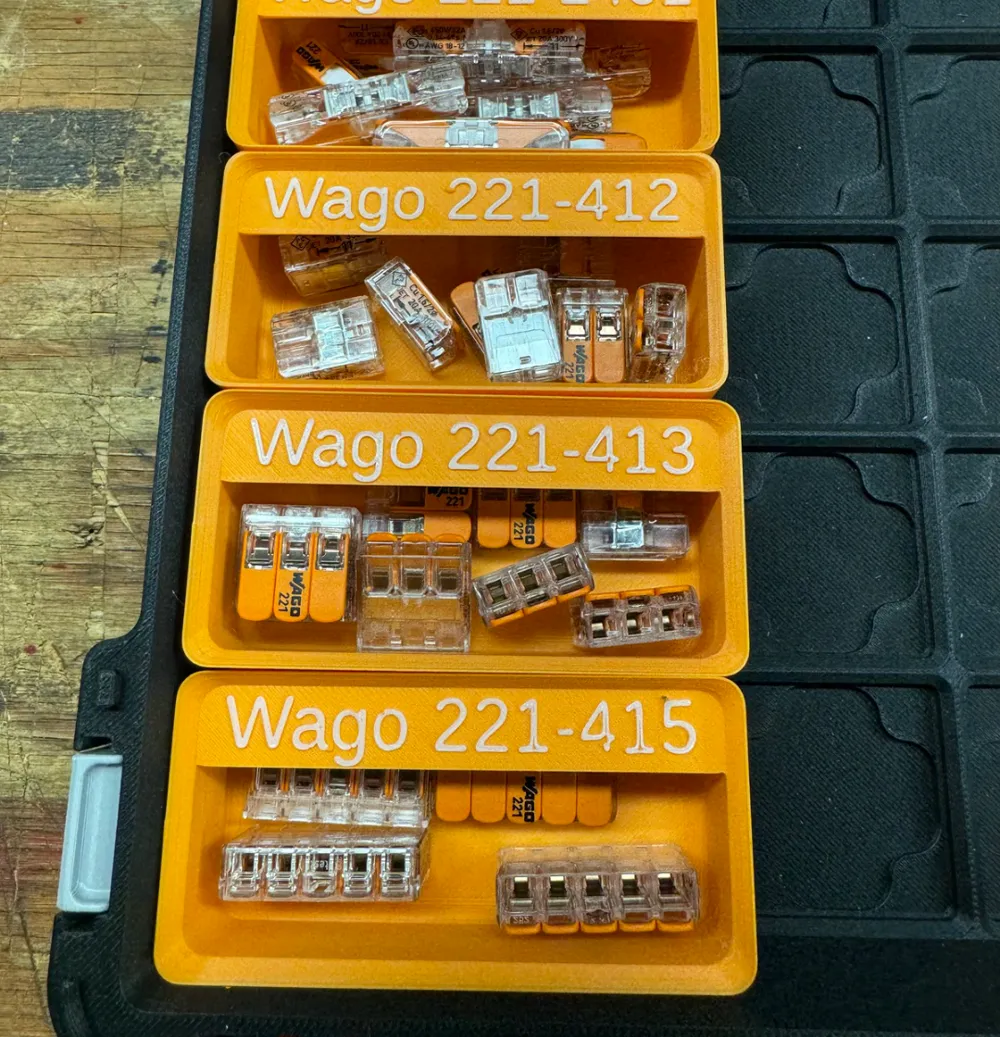 Gridfinity Bins for Wago Connectors by Longracks Labs - MakerWorld