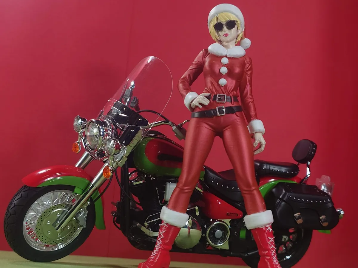 Santa Girl (1/12 scale) - Free 3D Print Model - MakerWorld