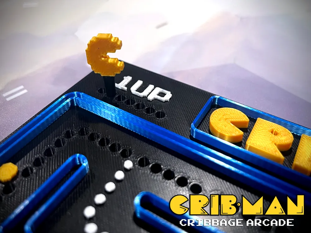 Crib-Man Cribbage Board - Free 3D Print Model - MakerWorld