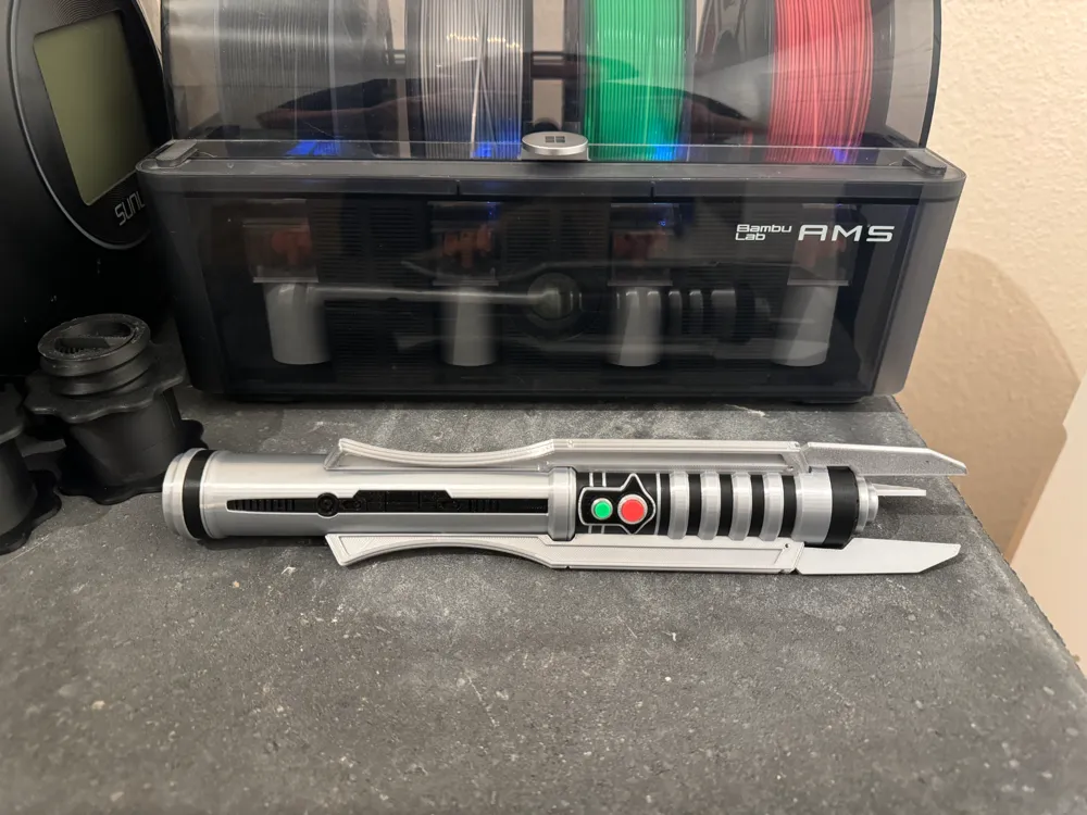 Revan's Lightsaber Remixed by Sven740i MakerWorld: Download Free 3D Models